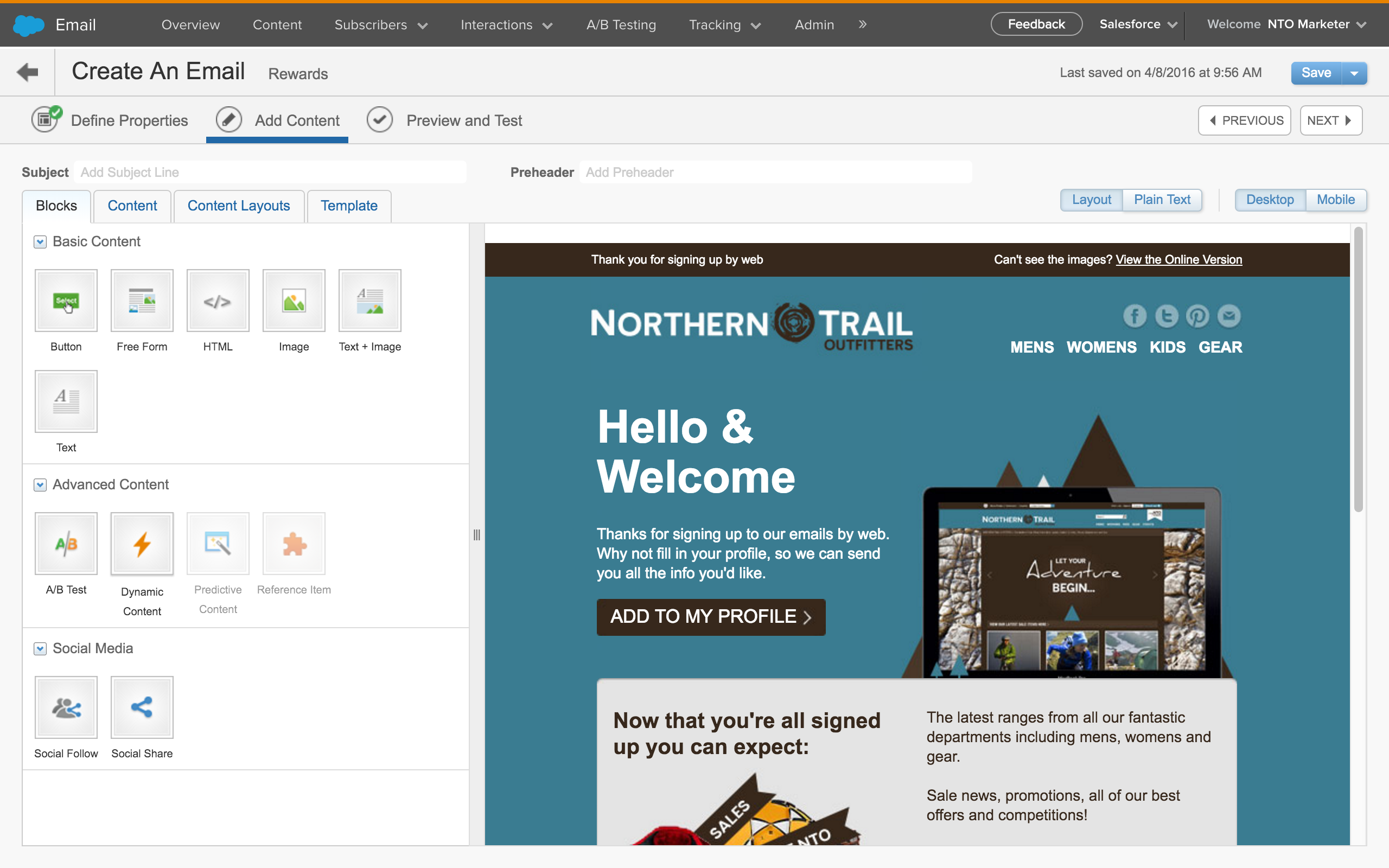 marketing cloud - Where does the "from name" list come from ...